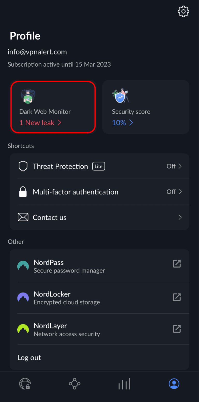 What Is NordVPN Dark Web Monitor?