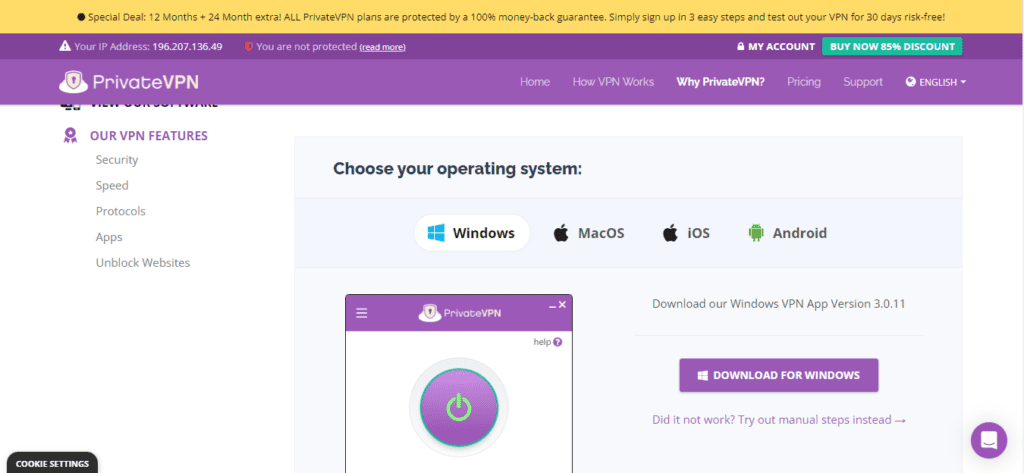 How to Use PrivateVPN to Connect to OmeTV Chat?