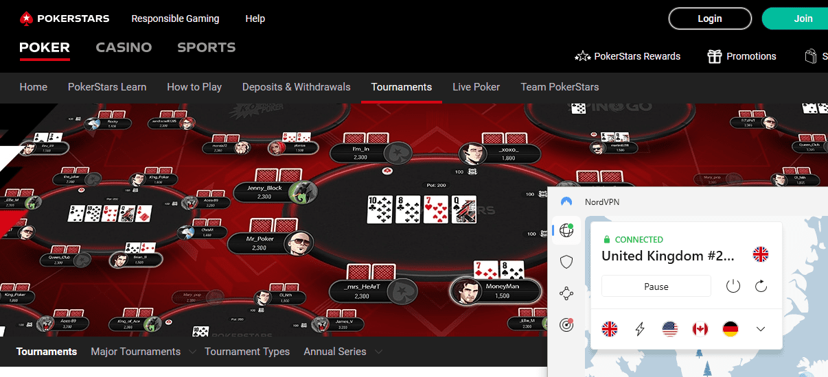 Does NordVPN Work With PokerStars in 2026?