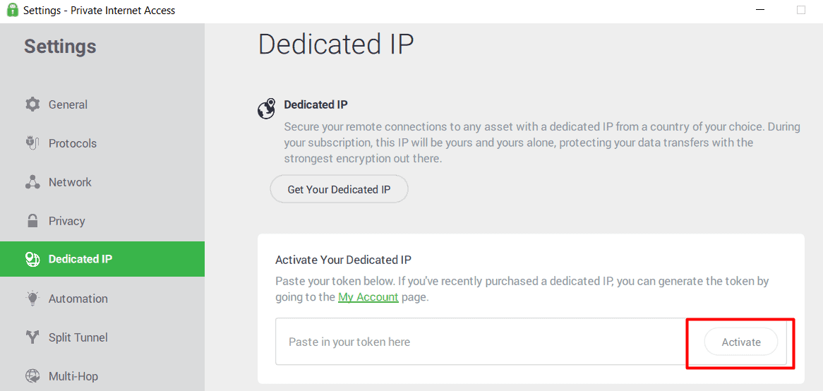 Does Private Internet Access Have Dedicated IP Address?