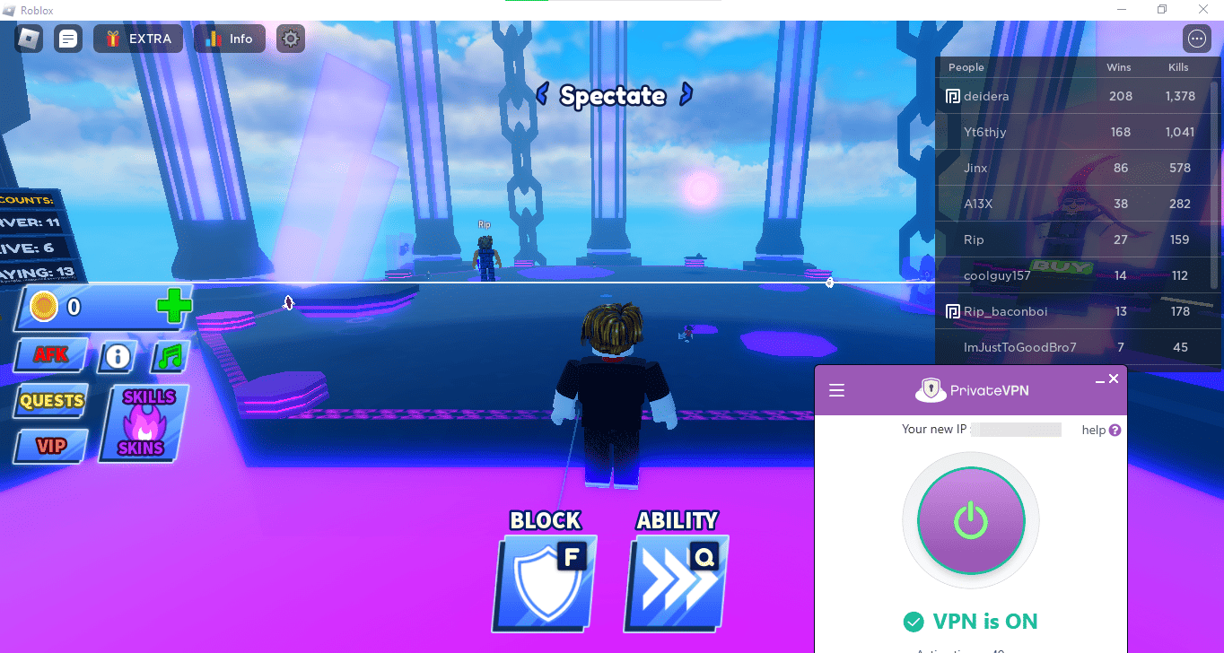 How to Play Roblox With PrivateVPN? (2026)