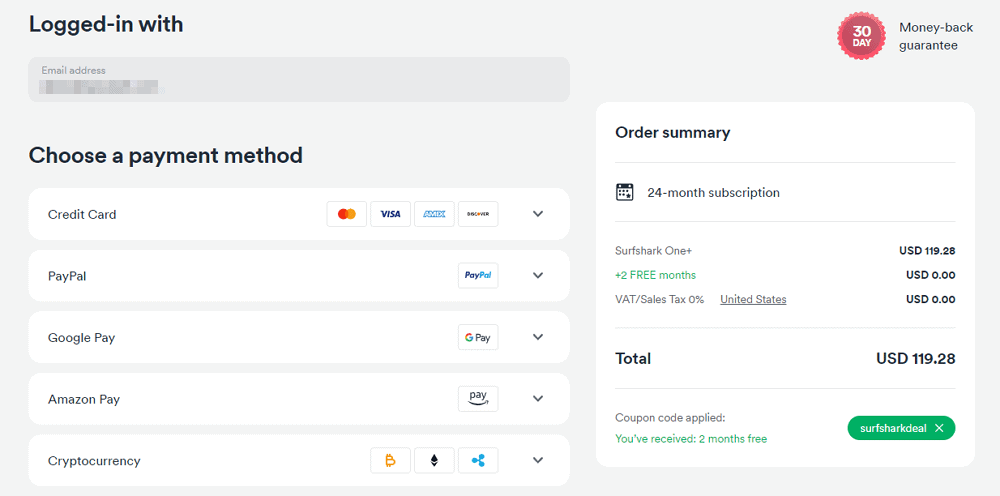 What Payment Methods Does Surfshark Accept in 2026?